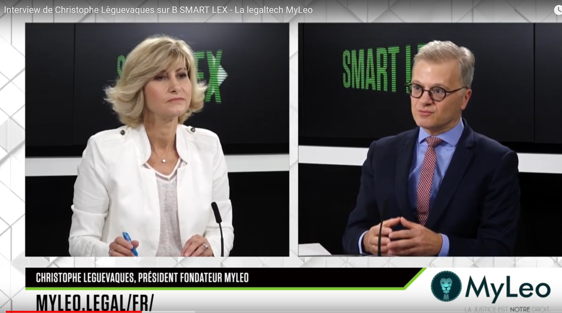 Présentation de MYLEO sur B-SMART LEX